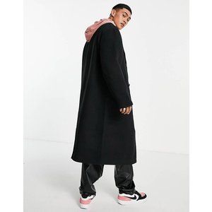 ASOS | Jackets & Coats | Asos Design Oversized Longline Wool Mix ...